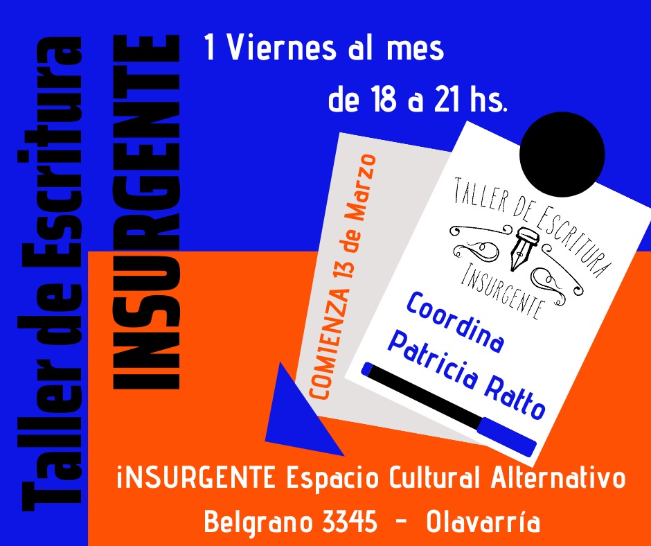 Patricia Ratto vuelve con su taller de escritura :: Canal Verte