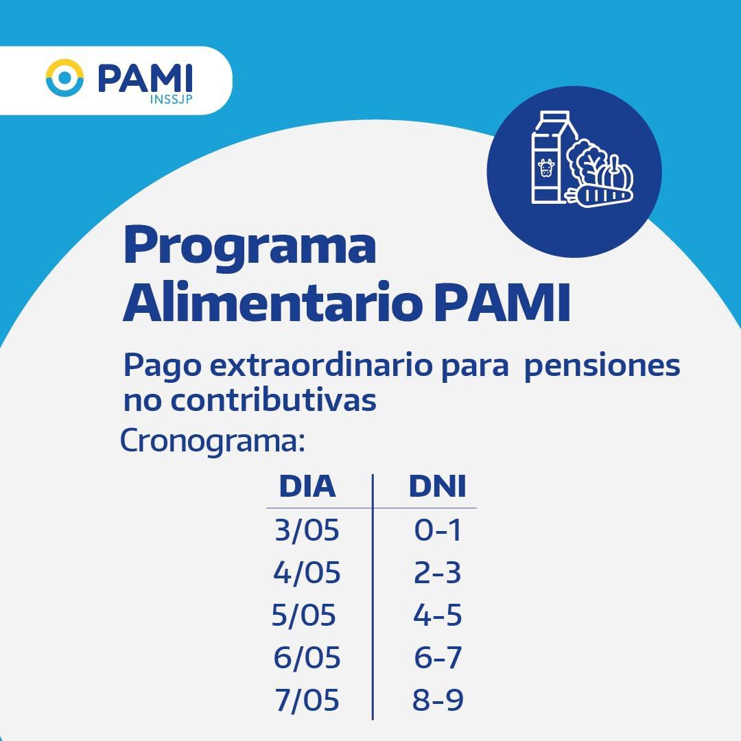 Programa Alimentario PAMI: realizarán un pago extraordinario :: Canal Verte