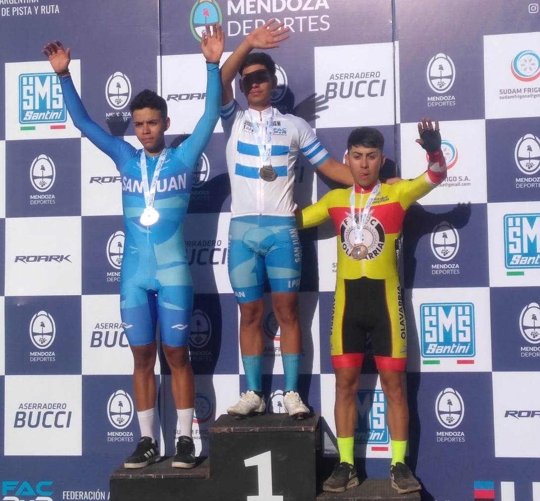 William Brun logró la medalla de bronce en el Argentino de ciclismo ...