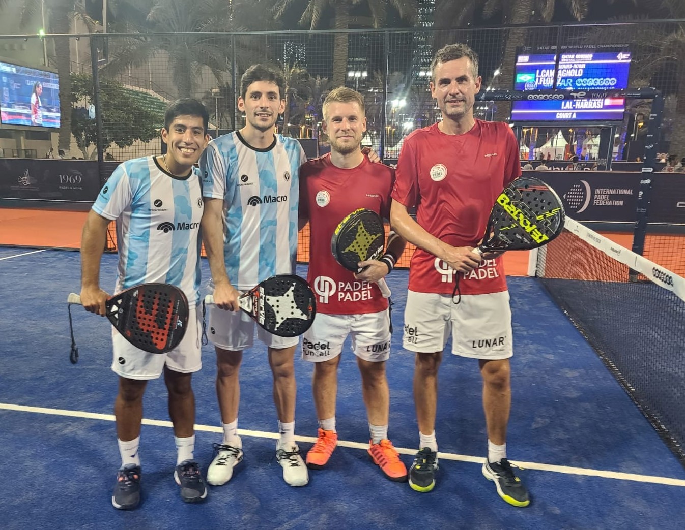 Fede Chingotto está jugando el Mundial de Pádel en Qatar :: Canal Verte