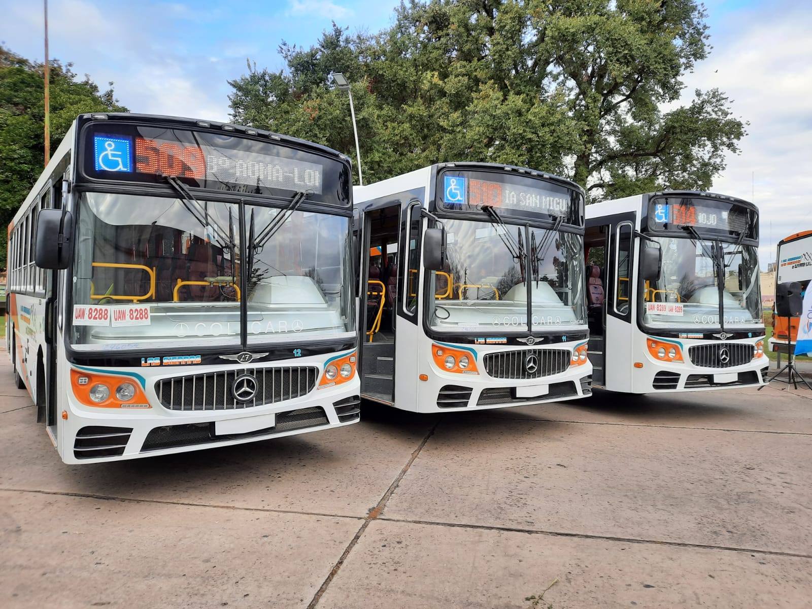 Así son los nuevos colectivos del transporte interurbano :: Canal Verte