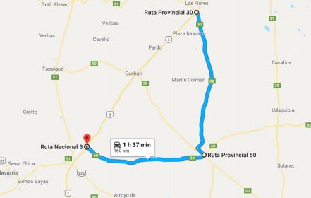 Ruta 3: interrumpirán la circulación en Azul :: Canal Verte