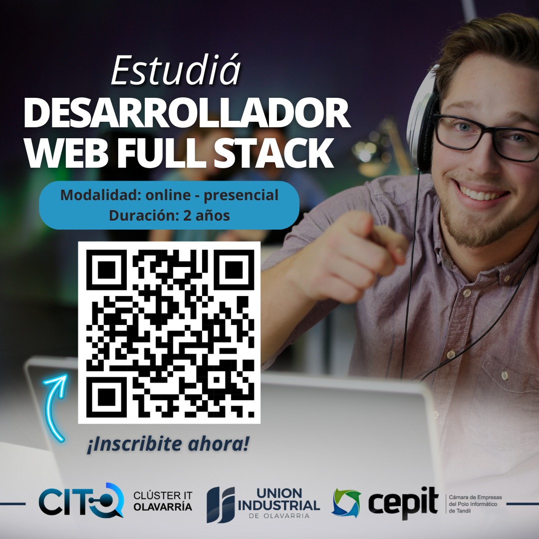 Lanzaron la carrera de Desarrollador Web Full Stack :: Canal Verte Lanzaron la carrera de Desarrollador Web Full Stack :: Canal Verte