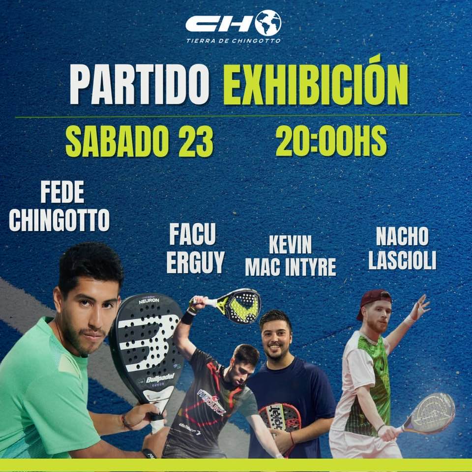 Exhibición de Fede Chingotto este sábado en Chingoland :: Canal Verte