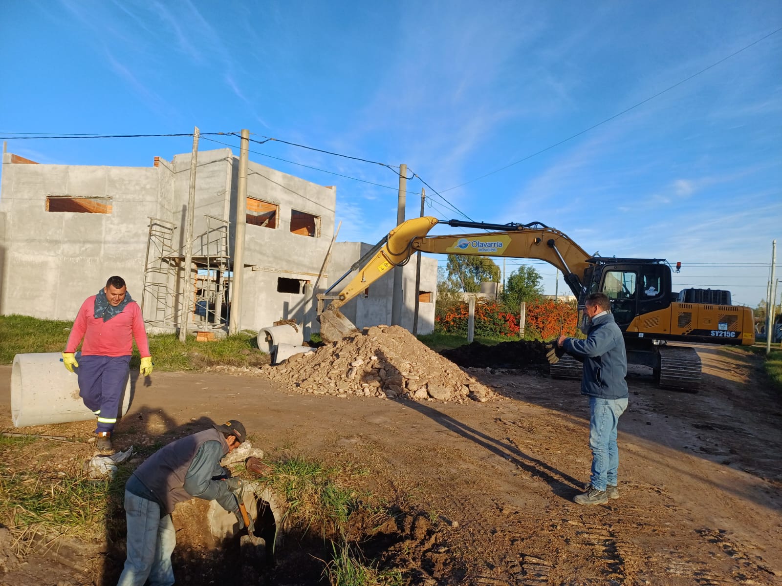 Obras hidráulicas en Villa Aurora, CECO y Luz y Fuerza :: Canal Verte