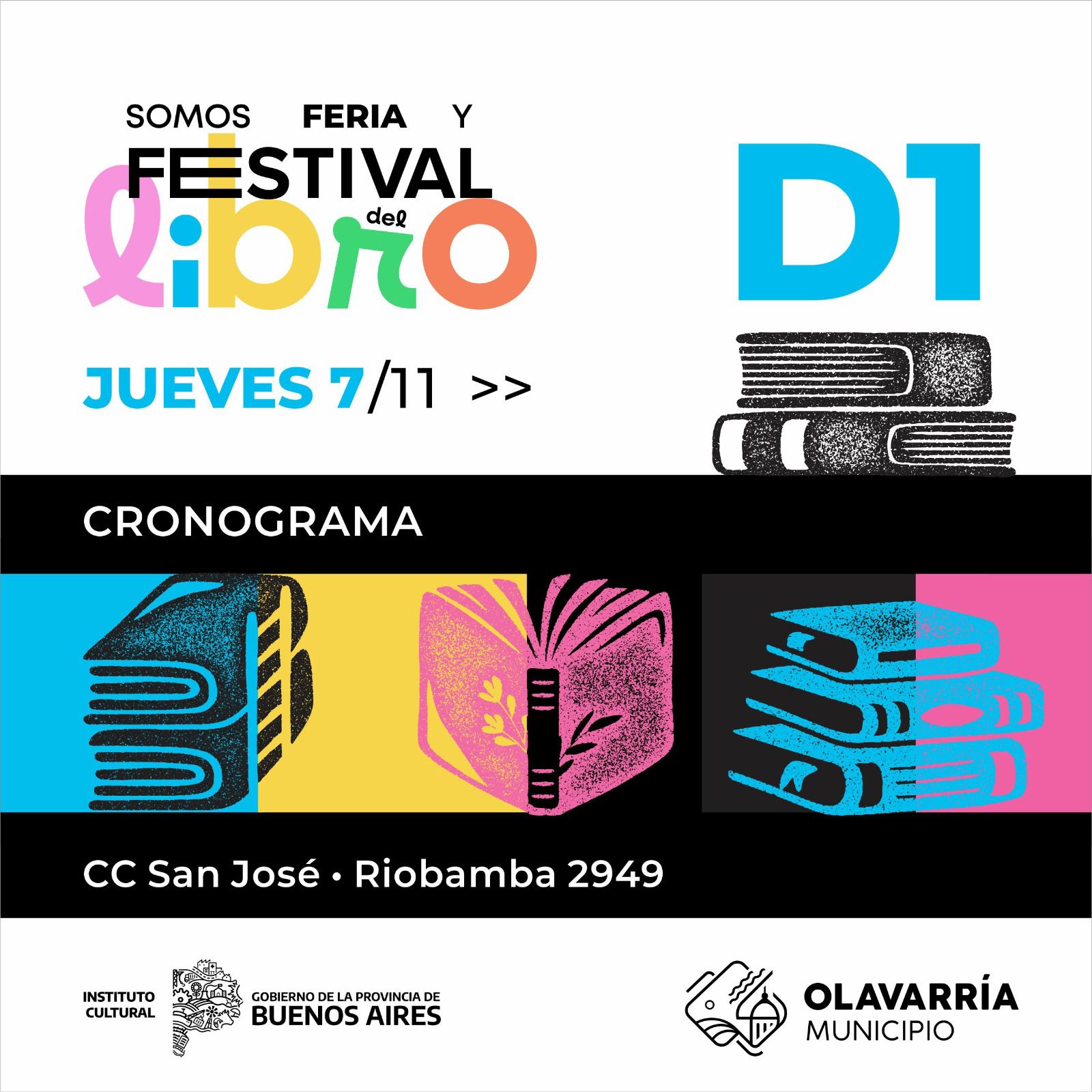 Comienza la Feria y Festival del Libro: programa completo :: Canal Verte