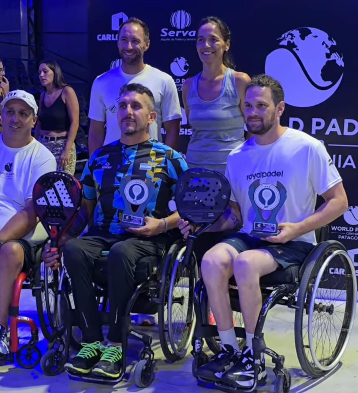 Lucas Diaz Aspiroz, finalista del nacional de pádel adaptado :: Canal Verte